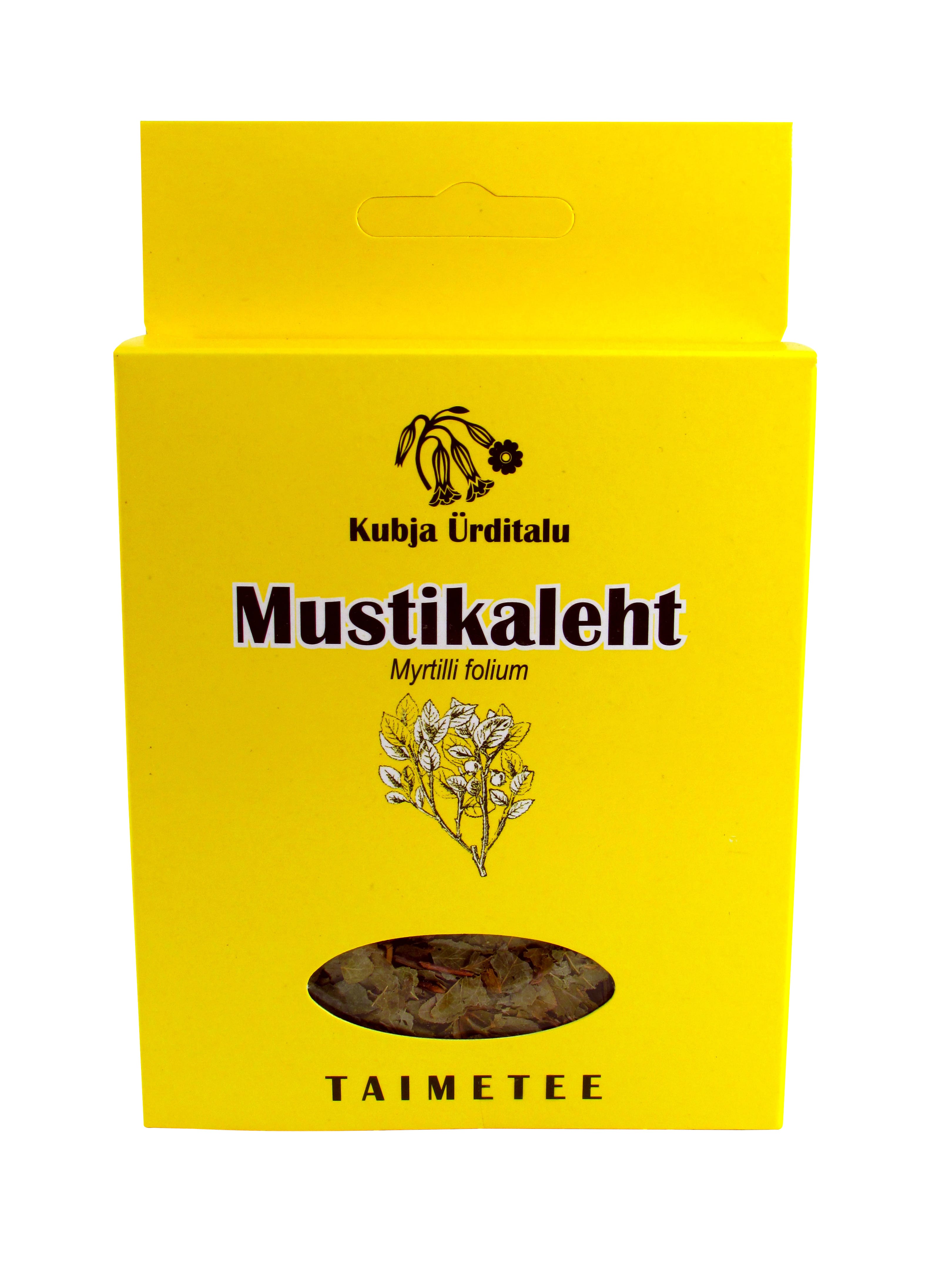 Mustikaleht + võrsed 15 grammi Vaccinium myrtillus folia - Mustikas - Kubja