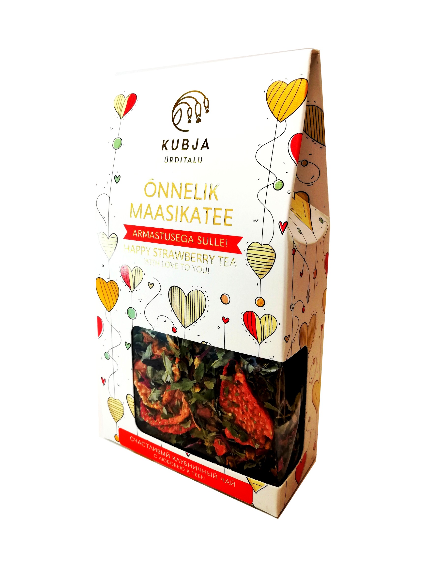 Õnnelik Maasikatee Armastusega Sulle! 60 grammi - Kubja