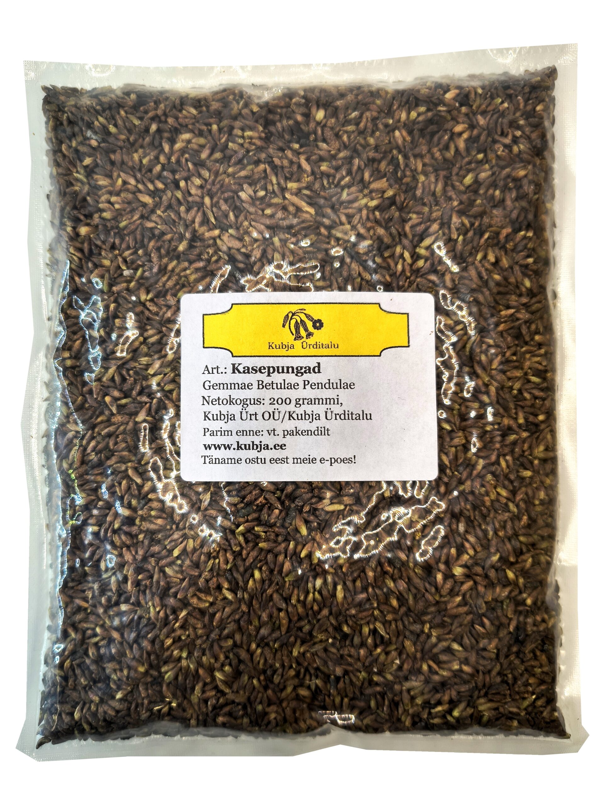 Kasepungad 200 grammi - Gemmae Betulae Pendulae - Kubja